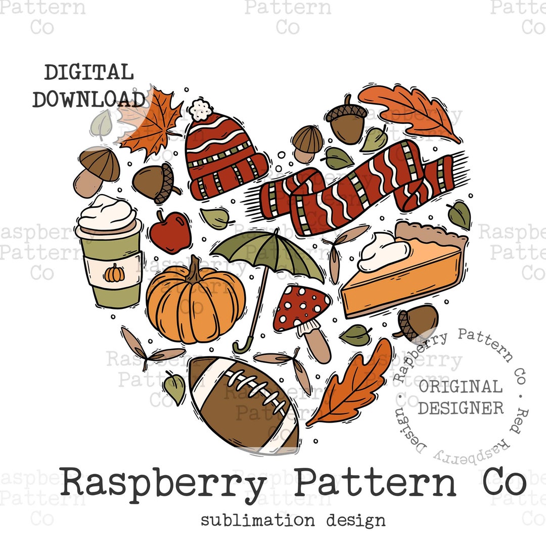 Love Fall PNG, Fall Doodles Clipart PNG, Trendy Fall PNG, Autumn ...