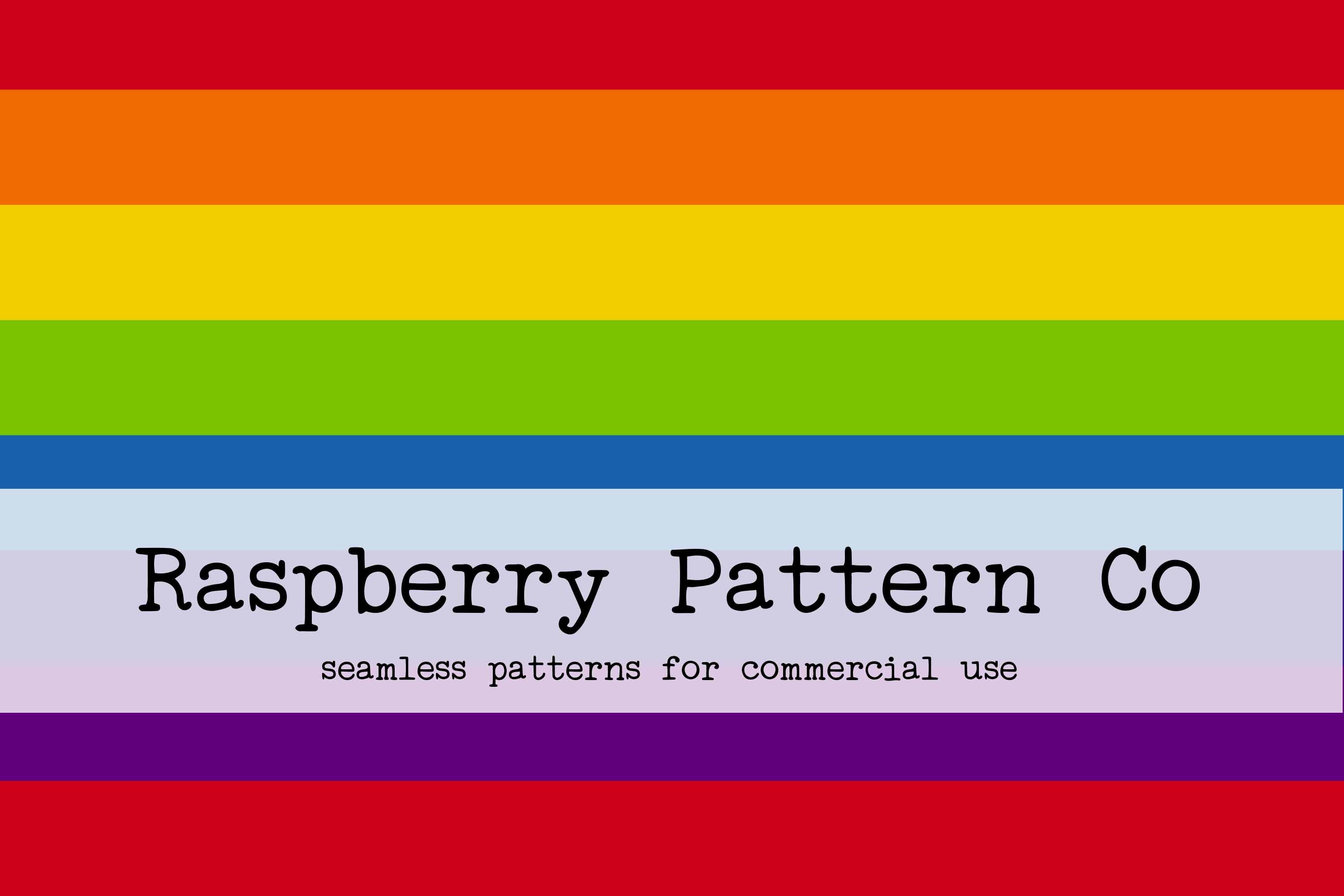Bright Rainbow Stripe Seamless Pattern for Commercial Use | Etsy