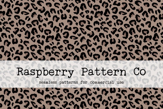 Boho Leopard Print Animal Print Cheetah Boho Muted Seamless - Etsy