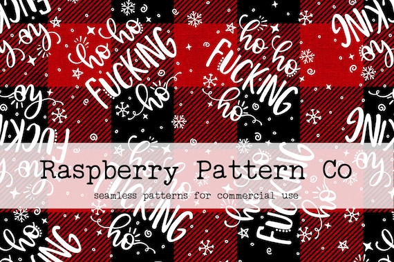 Adult Rude Christmas Seamless Pattern for Commercial Use - Etsy