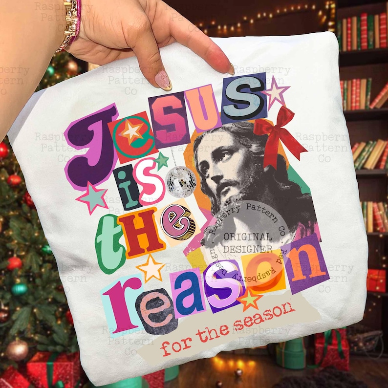 Jesus is the Reason Png,preppy Christmas Collage Png,faith Christmas ...
