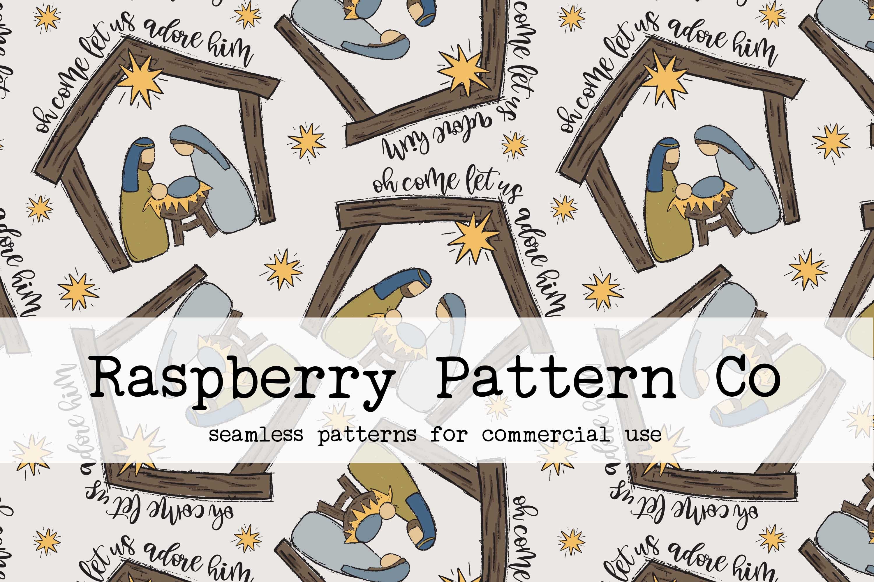 Nativity Baby Jesus Neutral Boho Seamless Patternjoseph and - Etsy