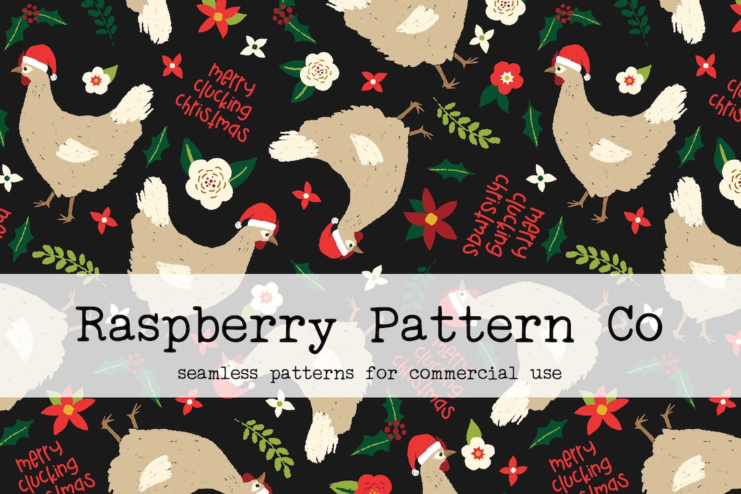 Christmas Seamless Pattern for Commercial Use, Christmas Seamless ...