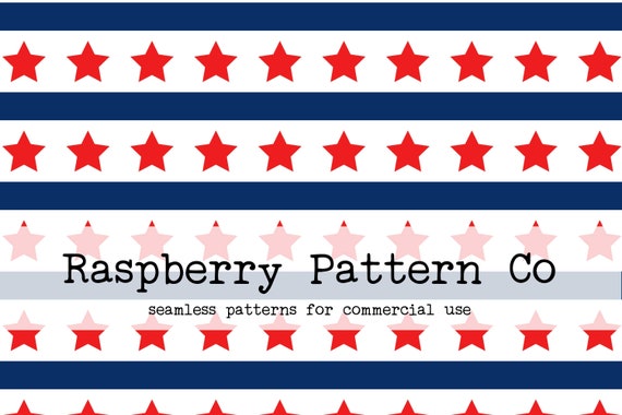 Stars Seamless Repeat Pattern for Commercial Use Fourth of July ...