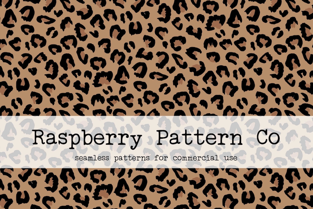 Boho Neutral Leopard Print Seamless Pattern, Animal Print, Cheetah Boho ...
