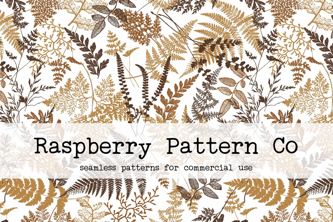 Hand Drawn Neutral Vintage Boho Floral Seamless Pattern for Commercial ...