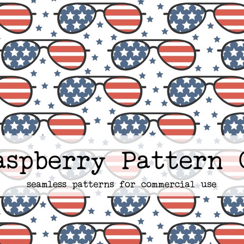 Fourth of July Cheetah Digital Seamless Pattern for Fabrics - Etsy