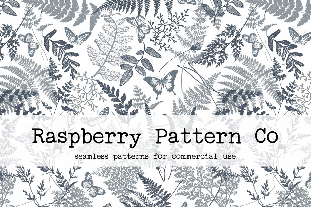 Hand Drawn Vintage Neutral Boho Floral Seamless Pattern for Commercial ...