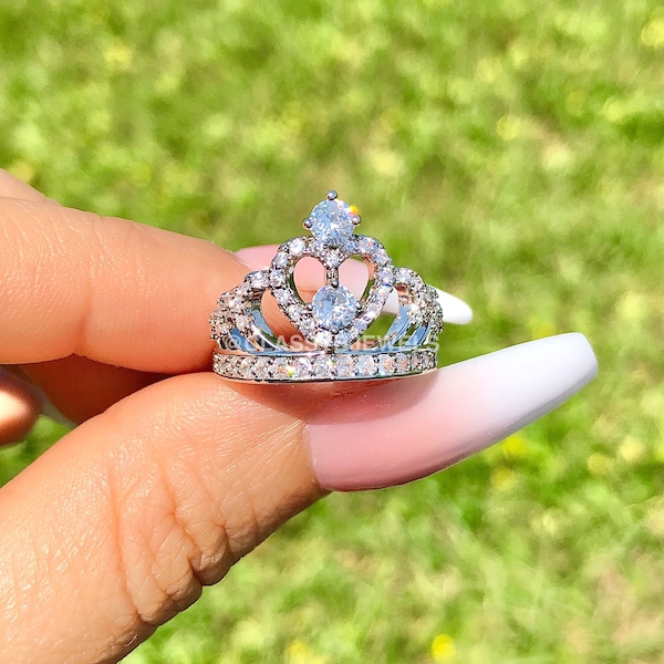 Crown Ring - Etsy