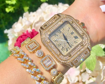 Silver Icy Watch - Etsy