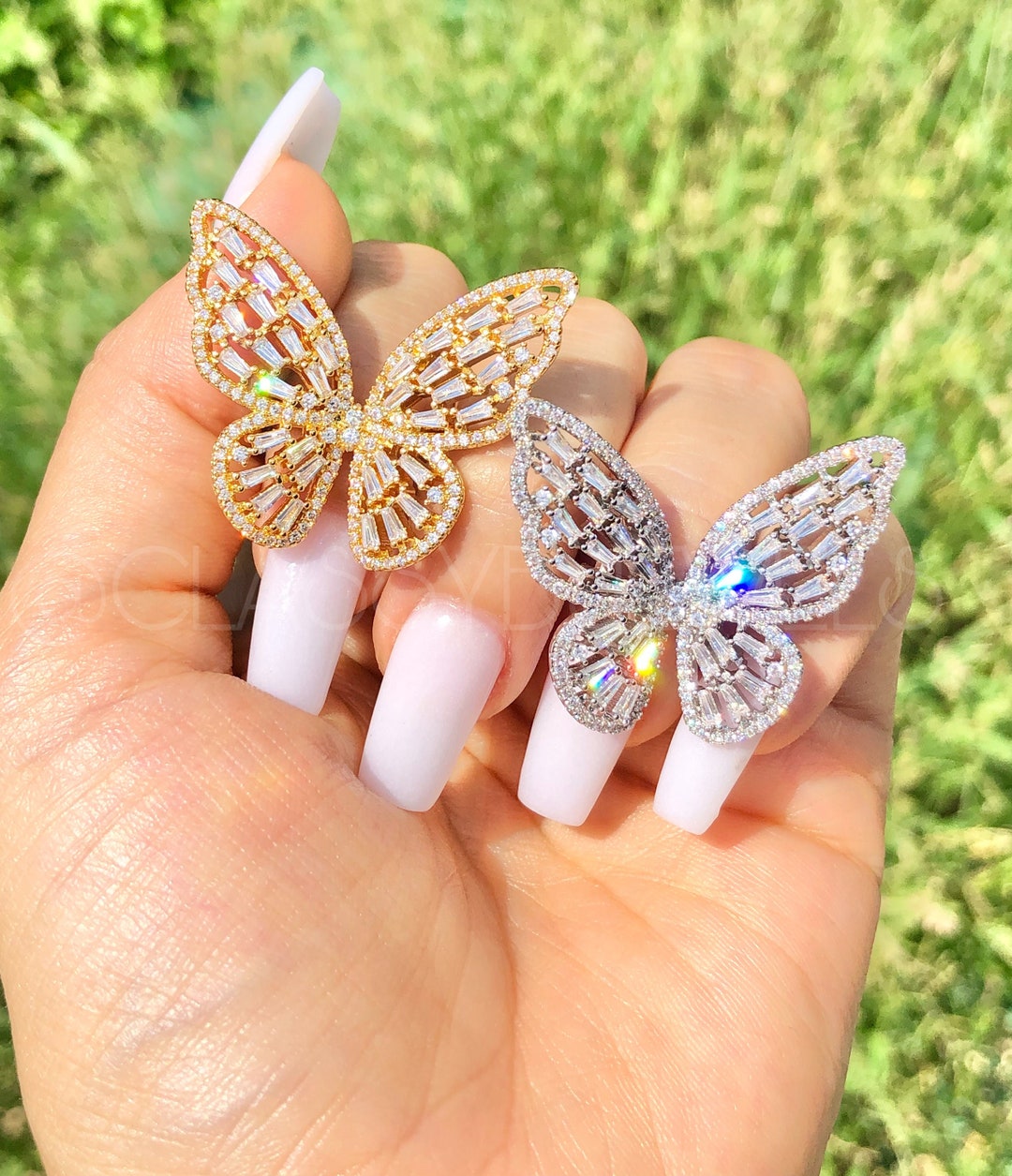 Butterfly Rings, Big Statement Butterfly Ring, Adjustable Ring ...