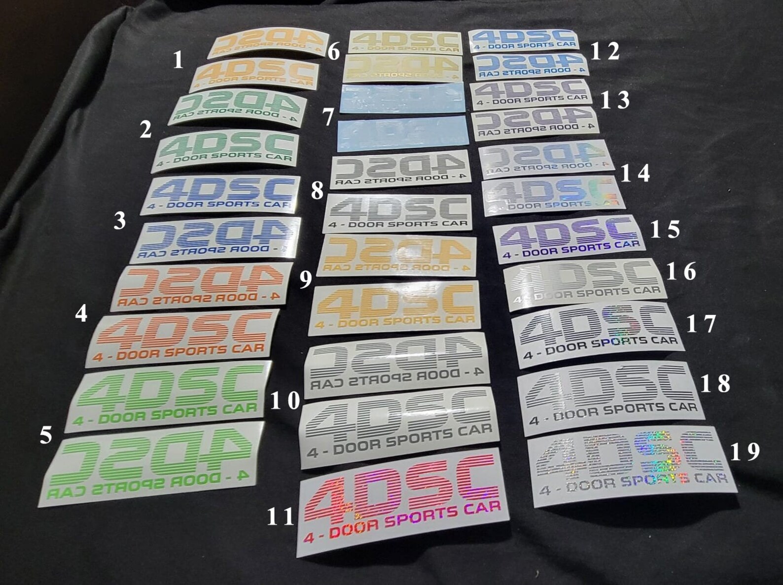 4DSC Decal - Sticker - Vinyl - 3rd Generation Nissan Maxima (sold as ...