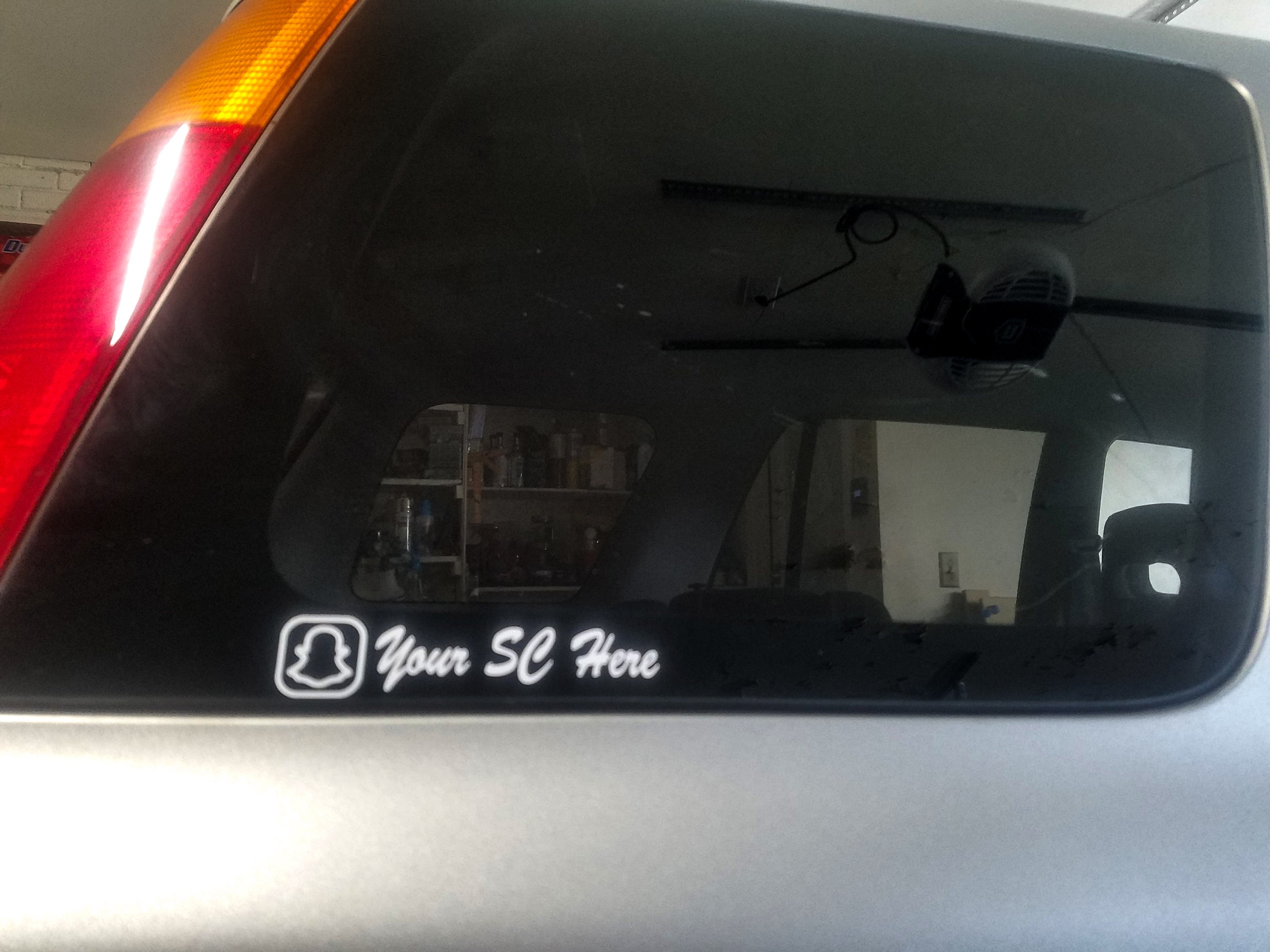 Custom Snapchat Name Vinyl Decal - Personalized Snapchat Username ...