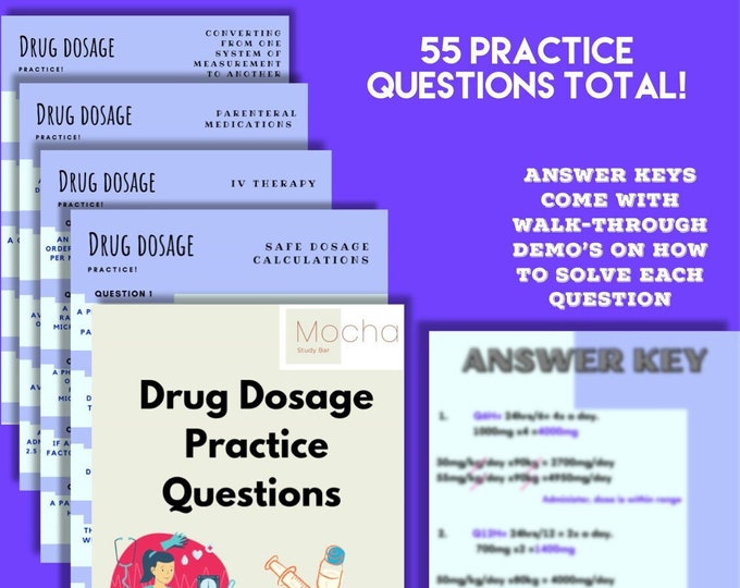 Conversions for Nurses // Nursing Conversions // Conversion Sheets - Etsy