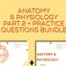 Bundle Anatomy & Physiology Part 2 Study Kit With Practice Questions ...
