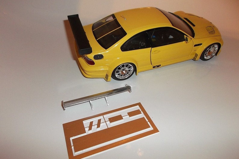 Model Car Spoiler Kit Model Building Scale 1:18 Scale - Etsy