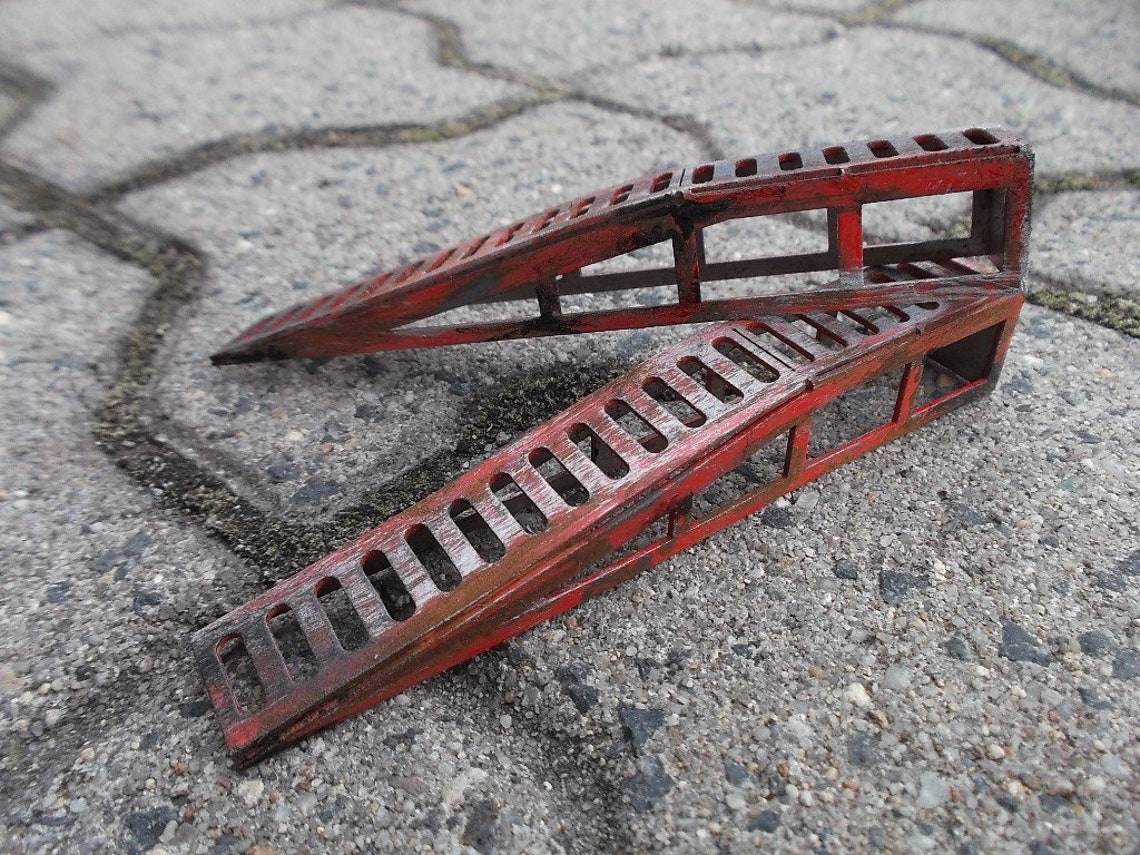 Model Car Drive-on Ramps Model Construction 1:18 Scale - Etsy