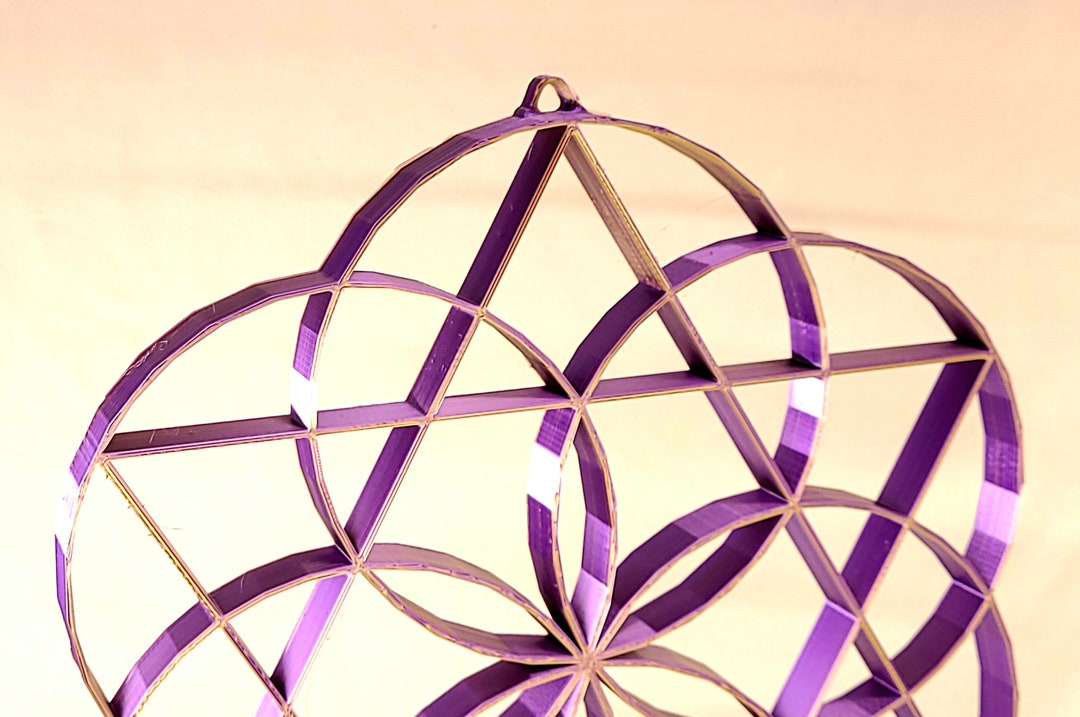 Sacred Geometry Metatron's Cube Wall Decor, Geometric Mobile Hanging ...