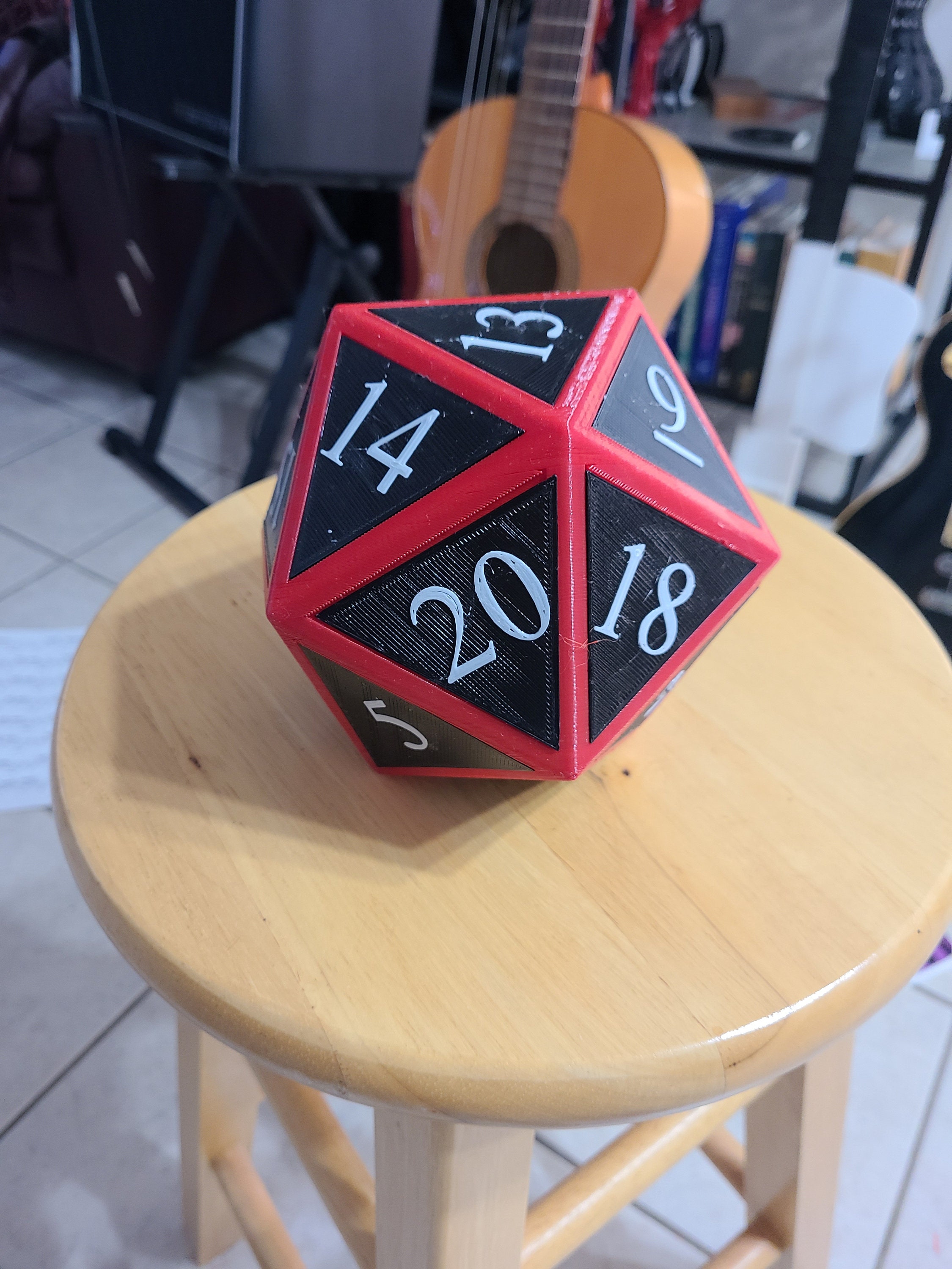 Giant Dice D20 10"-6" (250mm-150mm) Dungeons and Dragons Dice Set Dnd ...