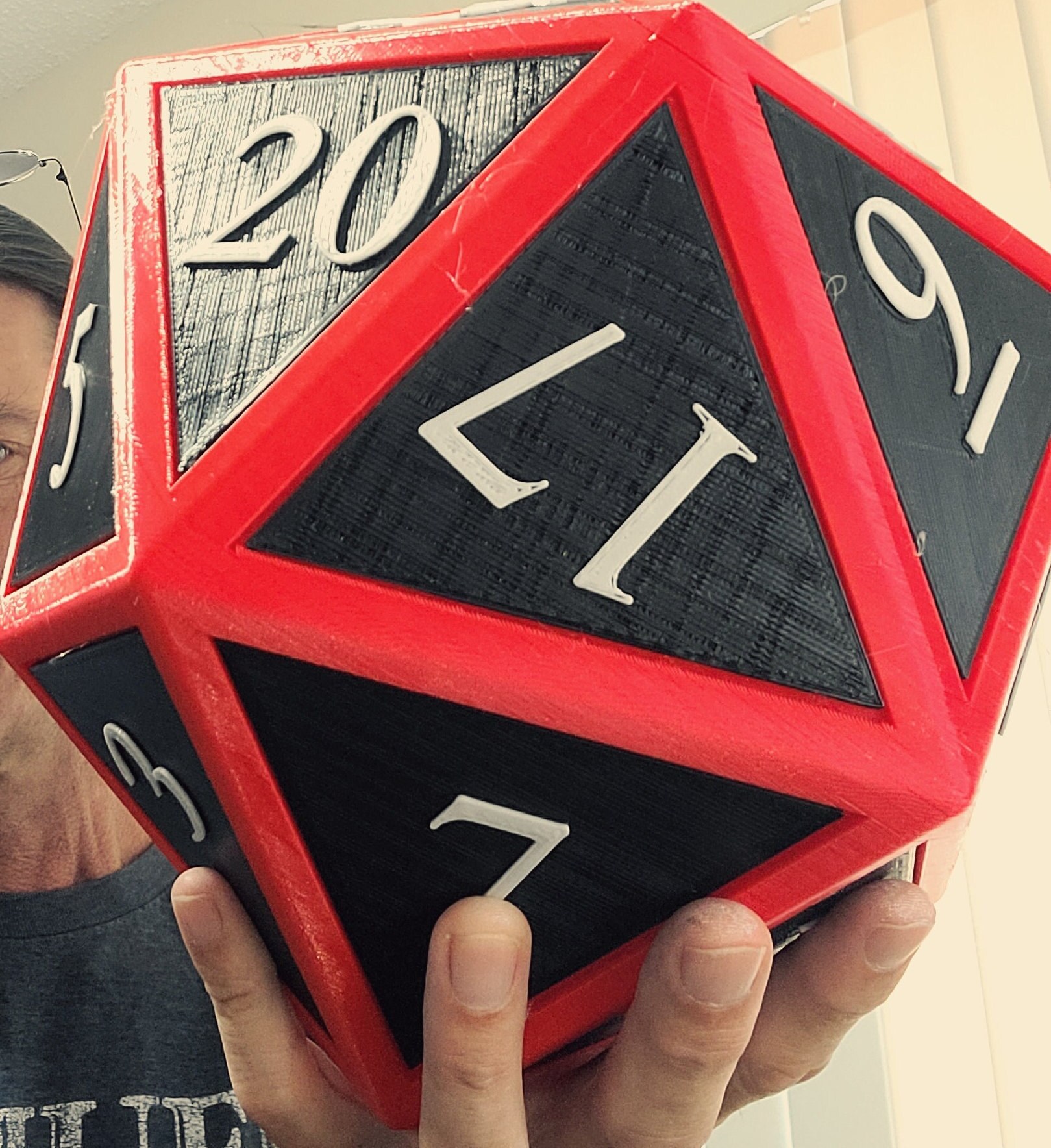 Giant Dice D20 10"-6" (250mm-150mm) Dungeons and Dragons Dice Set Dnd ...