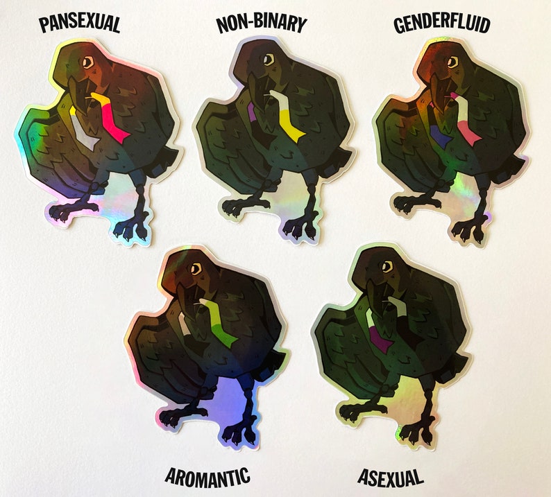 Birds of Pride Pride Flag Stickers - Etsy
