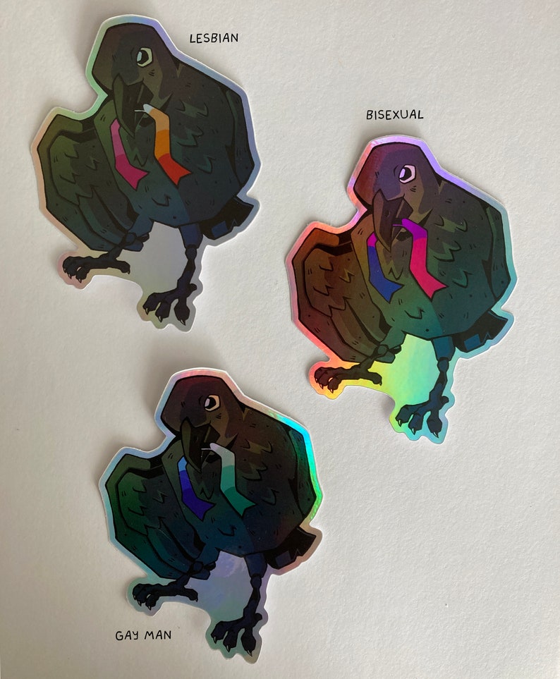 Birds of Pride Pride Flag Stickers - Etsy