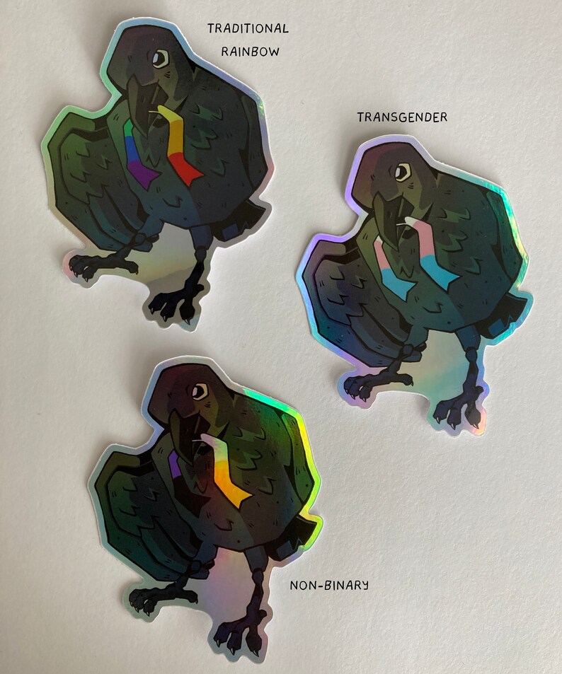 Birds of Pride Pride Flag Stickers - Etsy