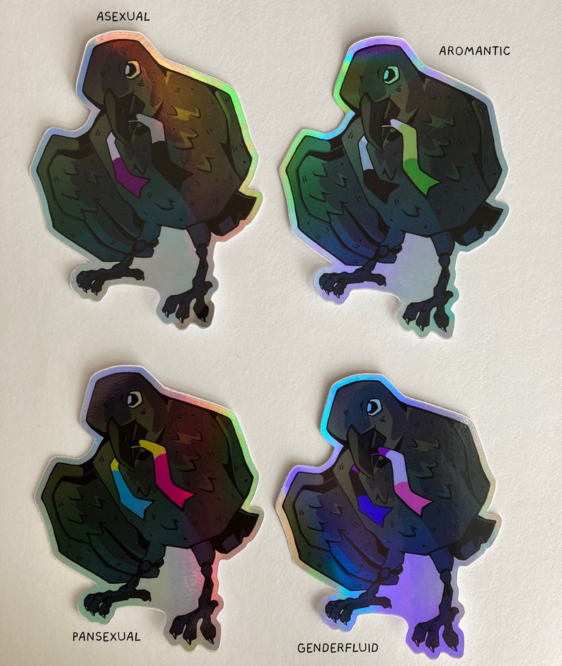 Birds of Pride Pride Flag Stickers - Etsy