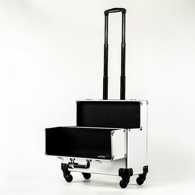 Aluminium Pilot Wheeled Trolley Case Hard Briefcase 4 Wheel - Etsy