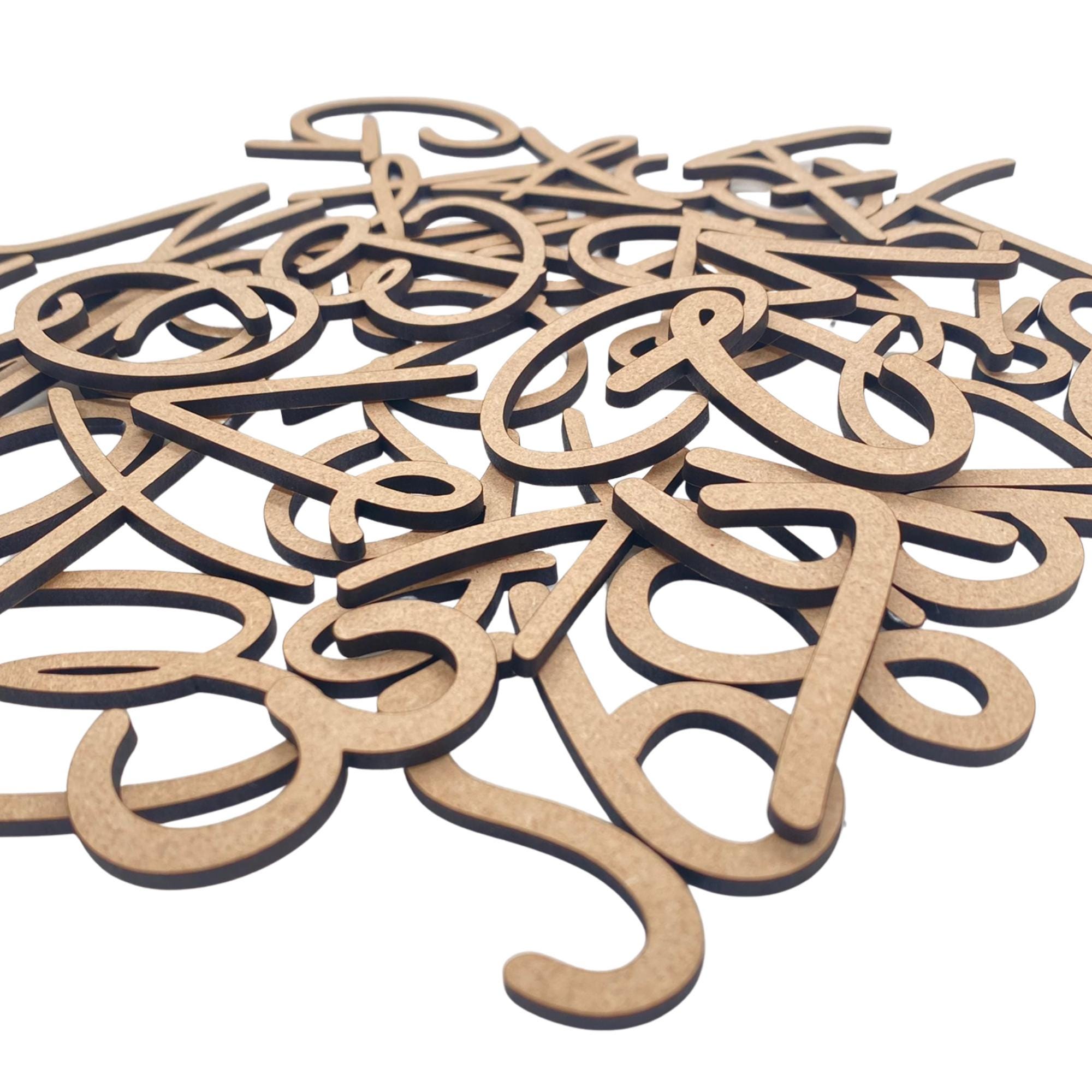 Small Handwritten Script | Handwriting Style Letters | Wood Crafts ...
