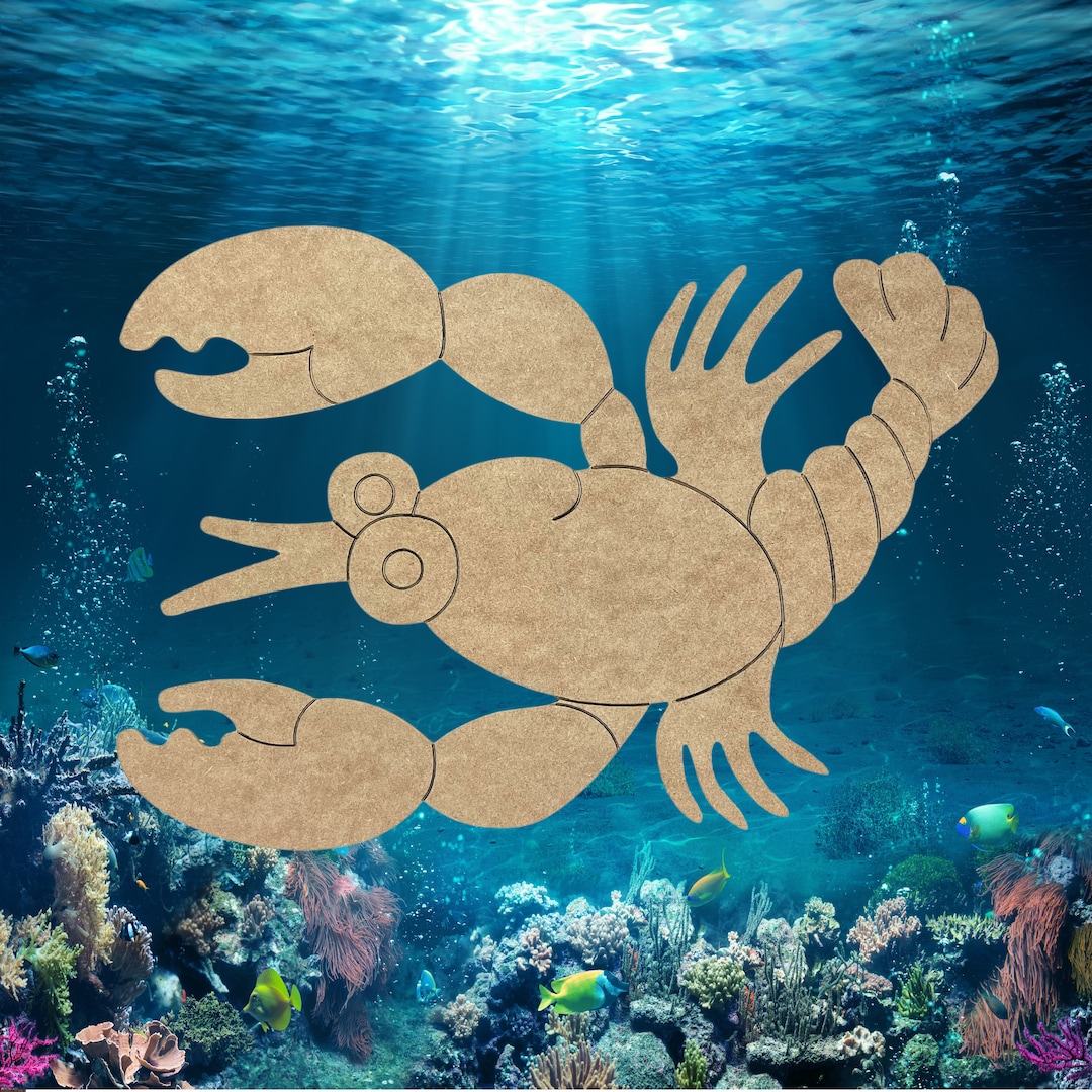 Wooden Craft Cutouts, Buy Our Crawfish Wooden Craft Cutout Today! Paint ...