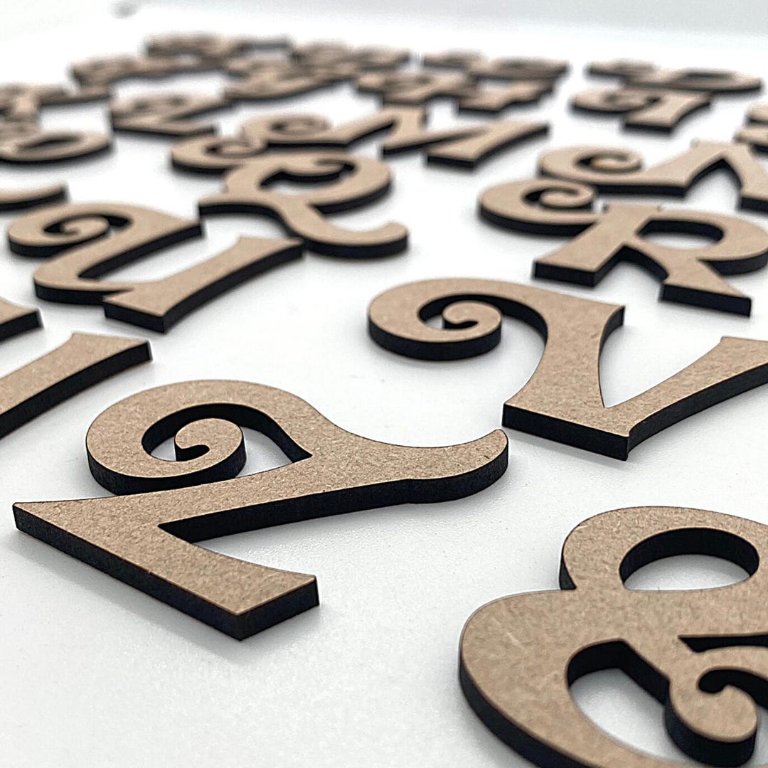 Large Genie | Whimsical Style Letters | Wood Crafts | Wood Cutouts ...