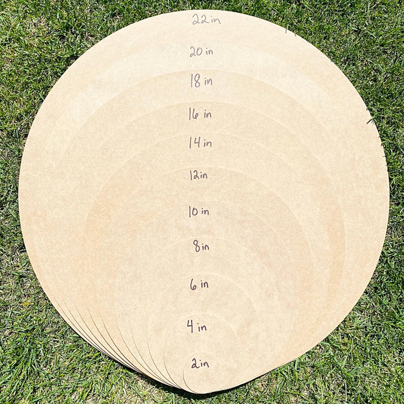 Unfinished Wooden Circle Blanks Round Blanks Wood Circle - Etsy