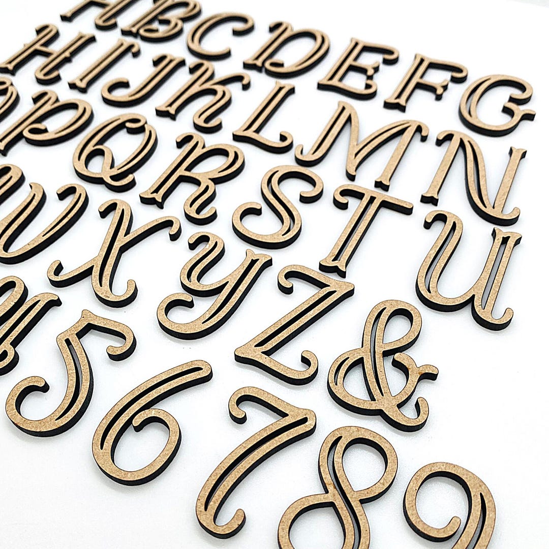 Small Carved Fishtail | Curly Style Letters | Wood Crafts | Wood ...