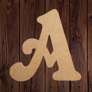 Unfinished Wooden Letters, Alphabet Letters, Kids Room, Nursery ...
