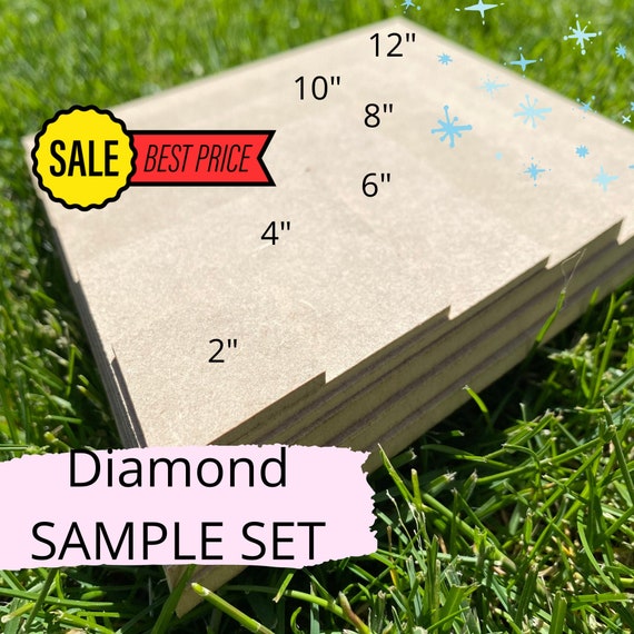 Sample Set Diamond Blanks Wooden Bulk Diamond Blank Sets | Etsy
