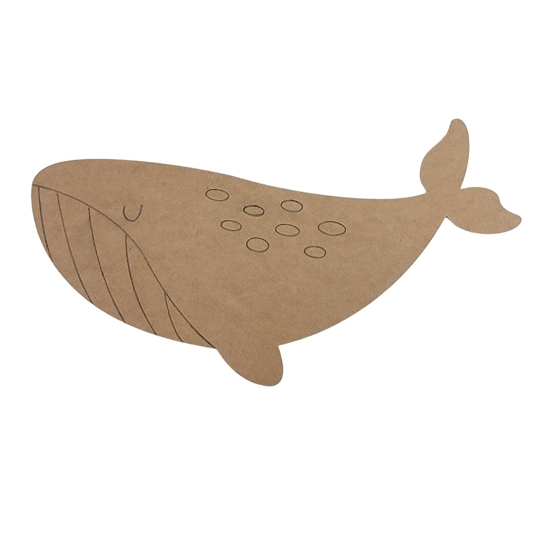 Swimming Whale Shape, Buy Our Paint by Line Shapes Today! Wood Craft ...