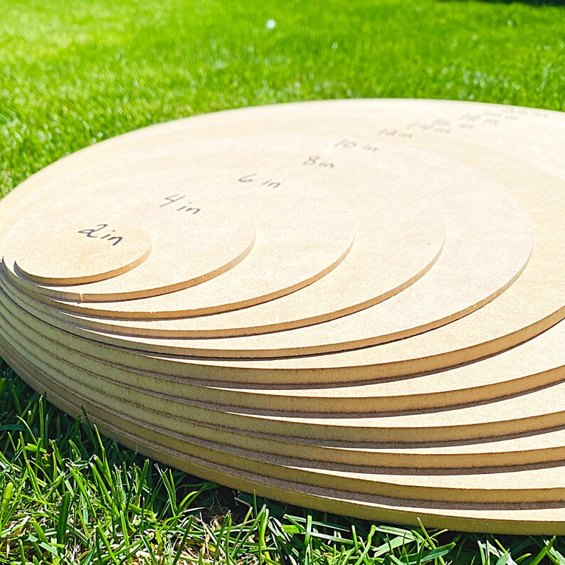 Unfinished Wooden Circle Blanks Round Blanks Wood Circle - Etsy