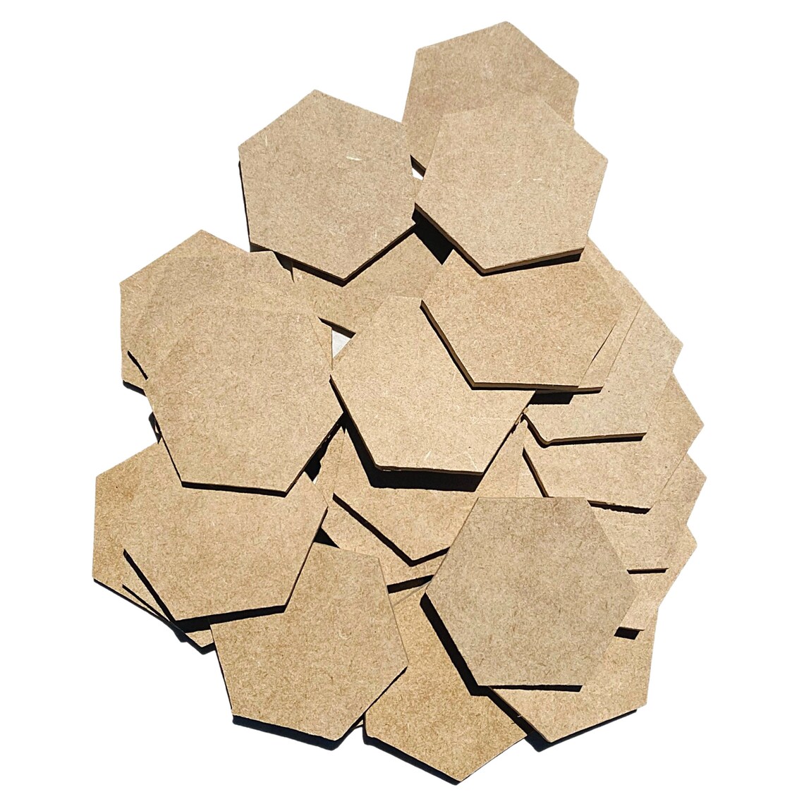 Unfinished Hexagon Wood Hexagon Pieces Hexagon Bulk Set | Etsy