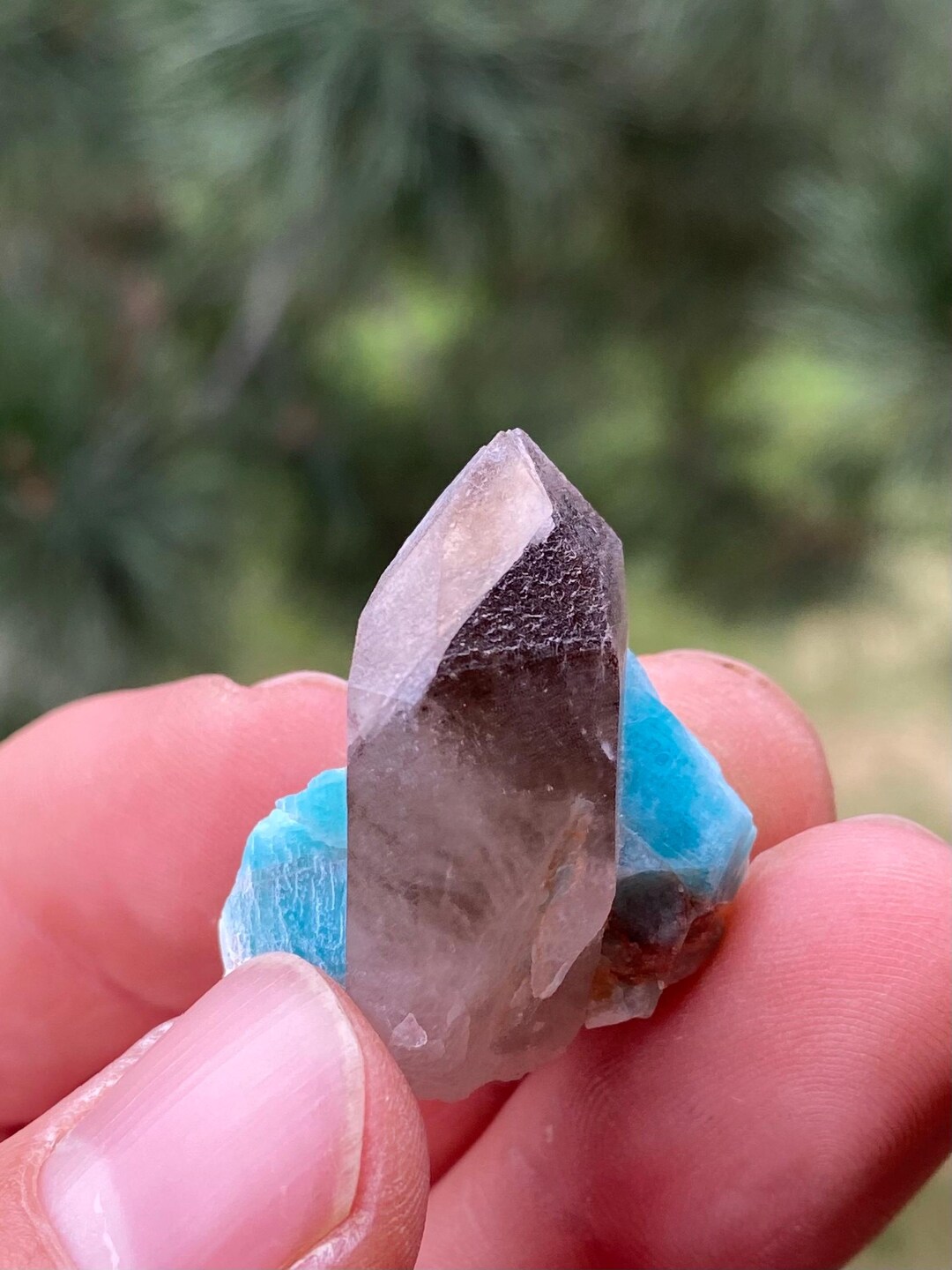 Smoky Quartz and Amazonite Combo - Etsy UK