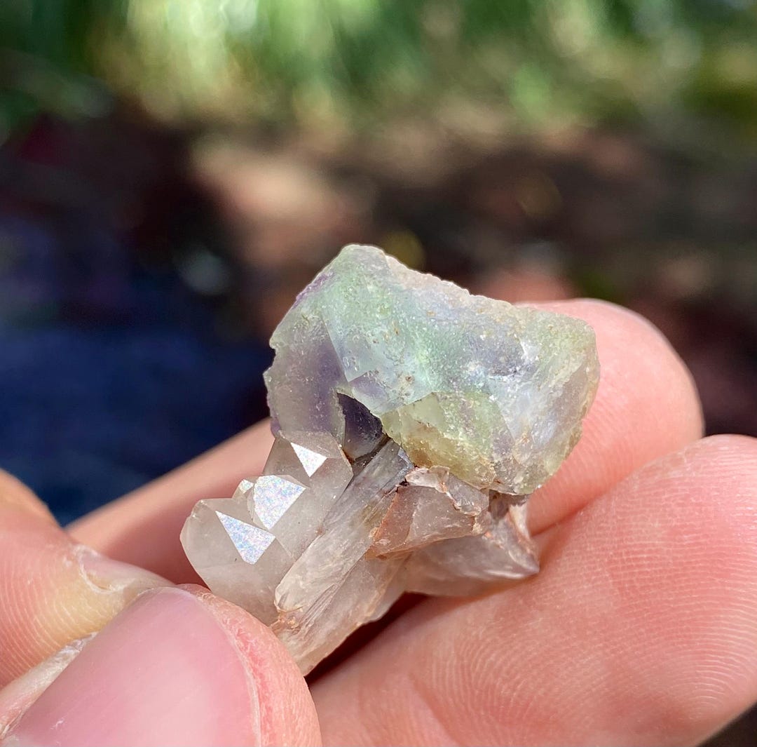 Fluorite and Quartz Crystal Matrix - Etsy