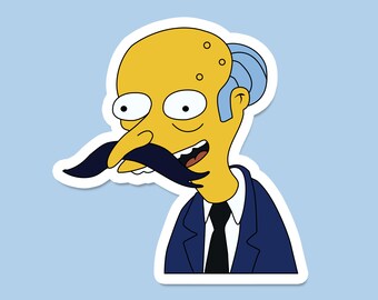 Mr Burns Sticker - Etsy