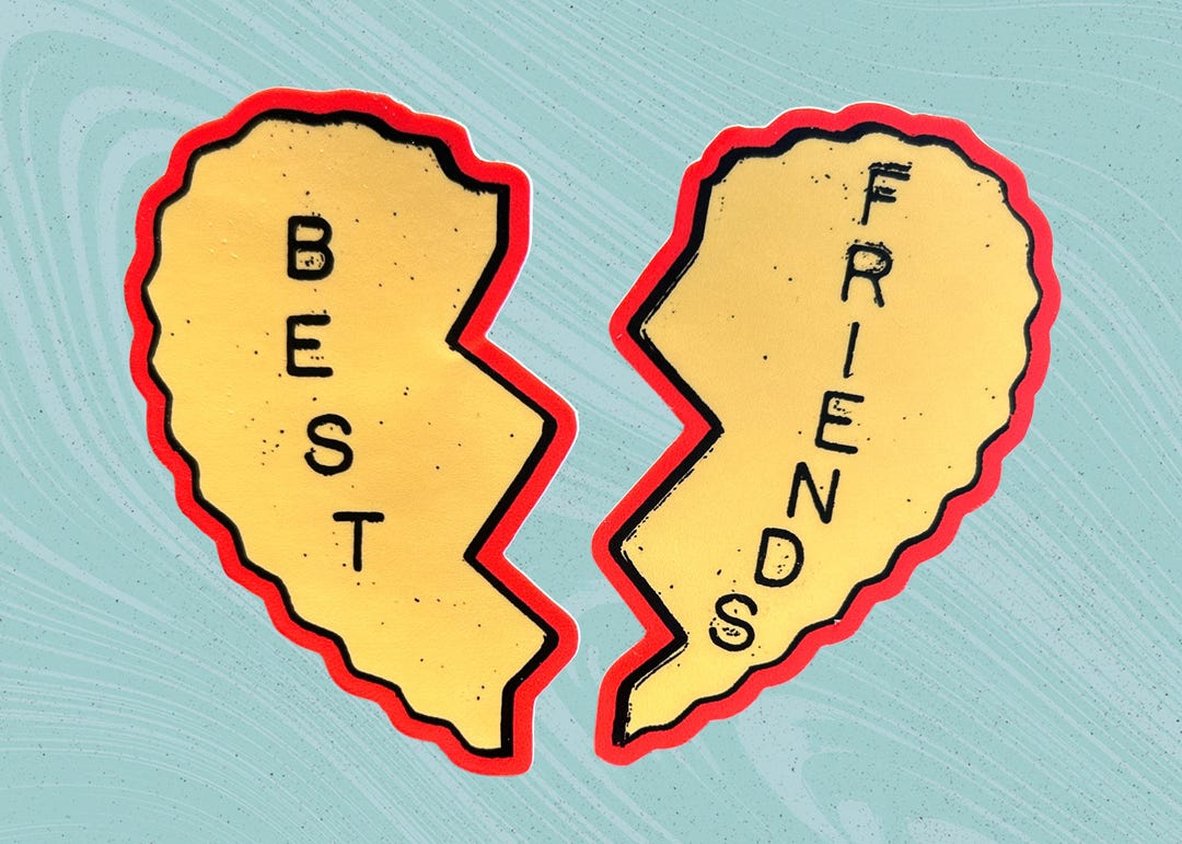 Twin Peaks Best Friends Laura Palmer Necklace 3" Sticker Set Vinyl (2 ...