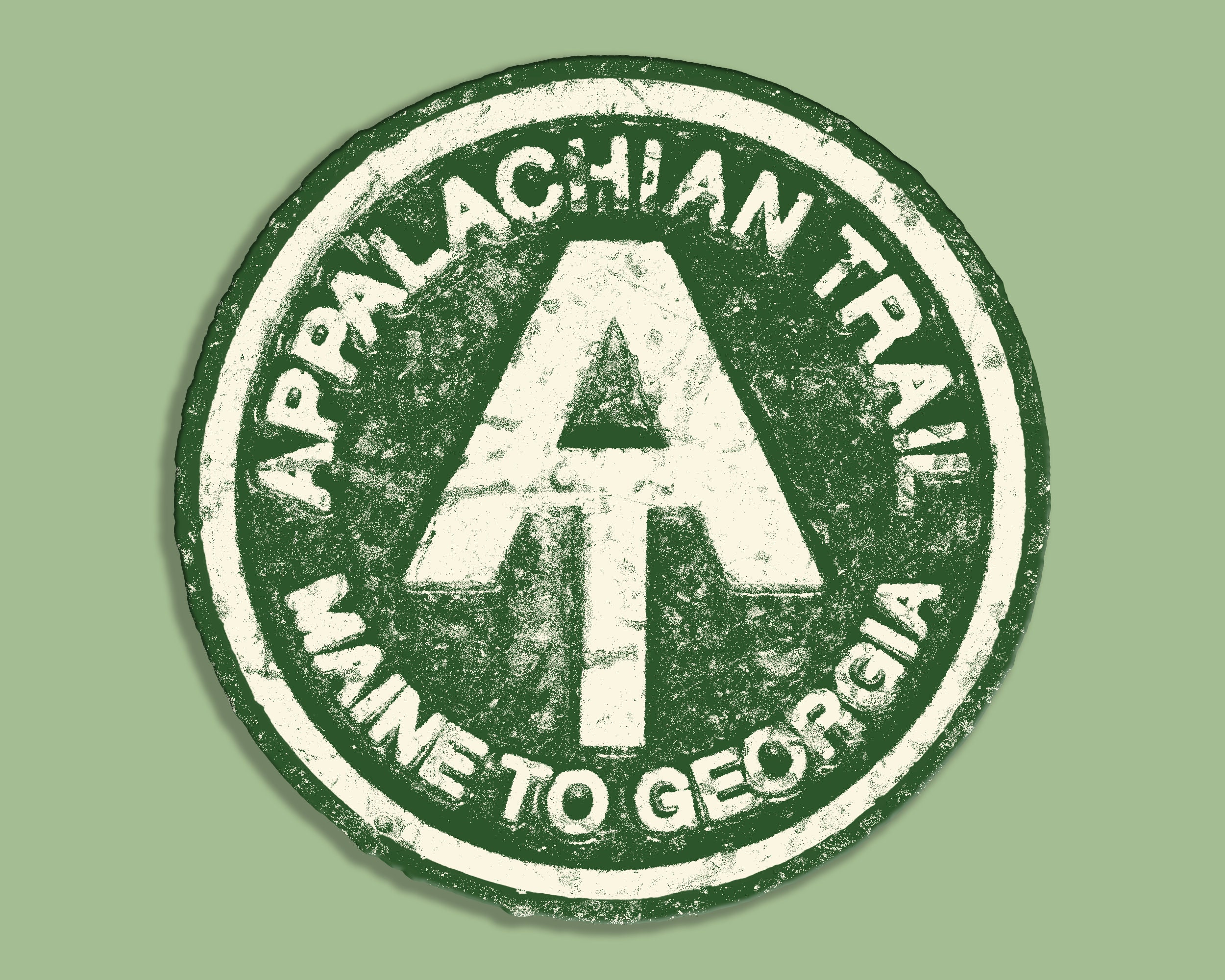 Appalachian Trail Trailmarker Sticker 3 Die-cut Maine to Georgia Hiking ...