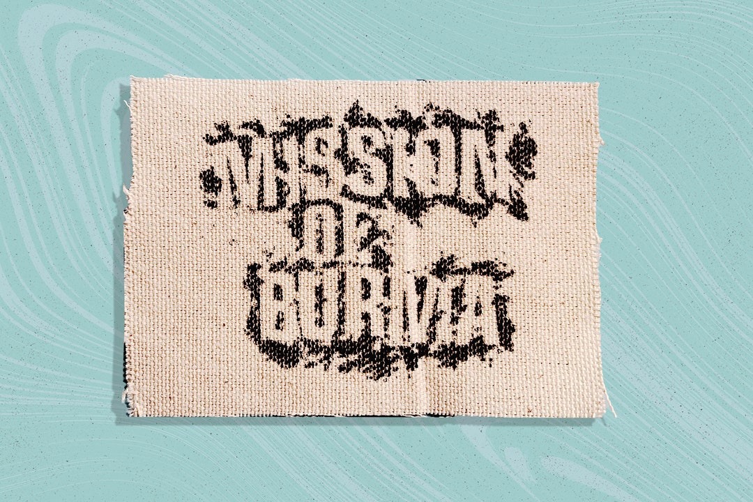 Mission of Burma Logo Screen Printed Canvas Patch 4 - Etsy