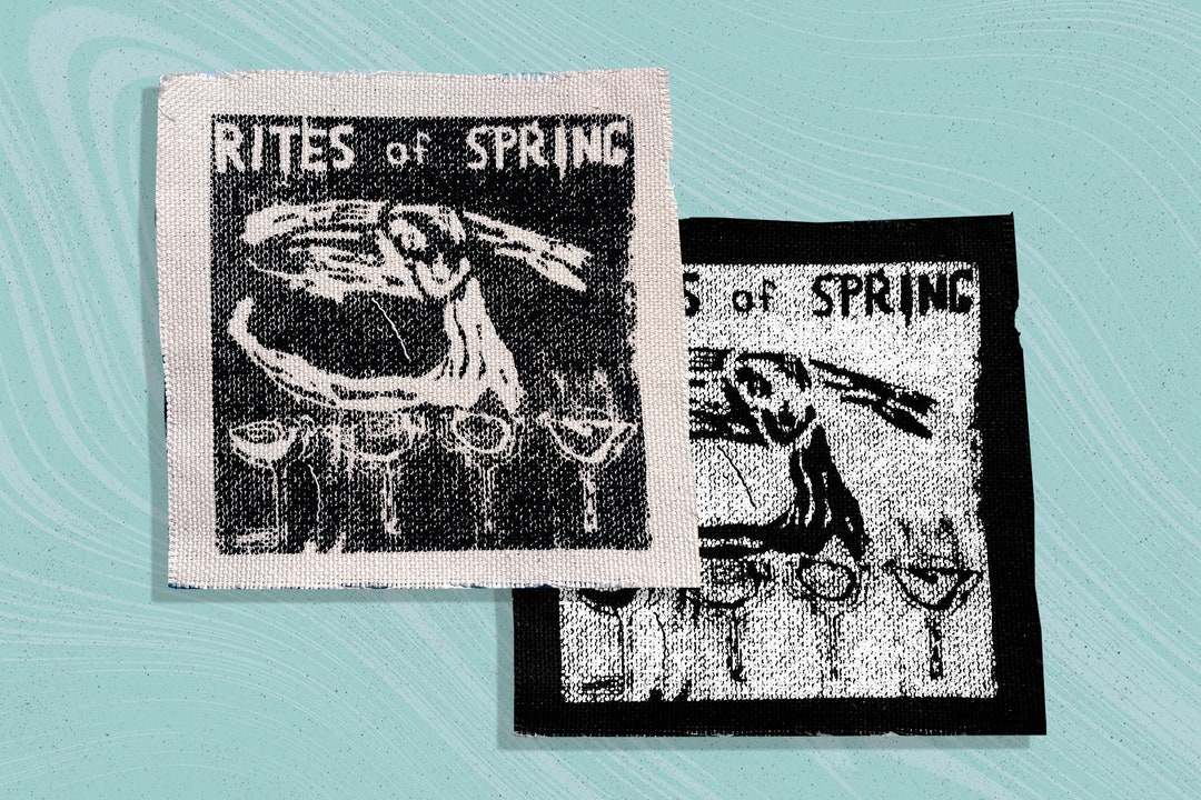 Rites of Spring Logo Screen Printed Canvas Patch 4" - Etsy