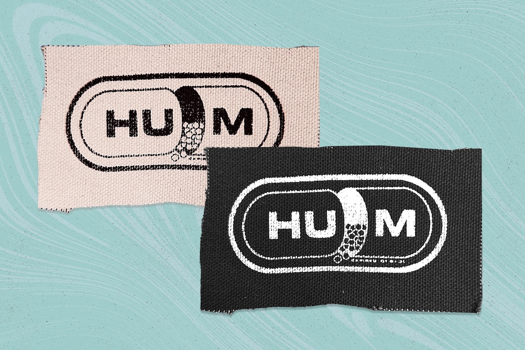 Hum Pill Screen Printed Canvas Patch 4" Logo - Etsy