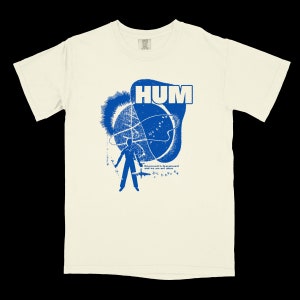 Hum T- Shirt on Black on Natural Comfort Colors C1717 Screen Printed ...