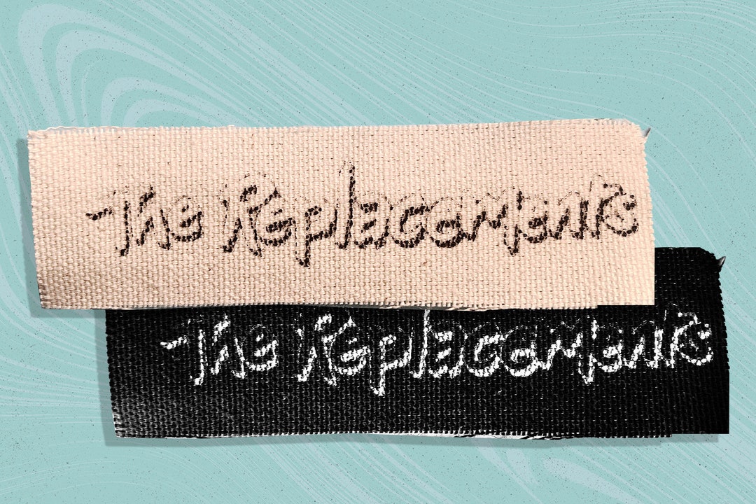 The Replacements Logo Screen Printed Canvas Patch 4" - Etsy