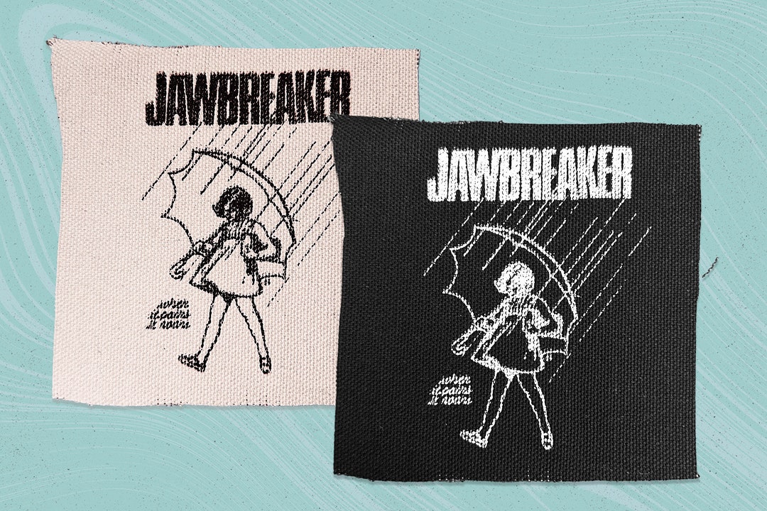 Jawbreaker Morton Salt Girl Screen Printed Canvas Patch 4" Logo - Etsy